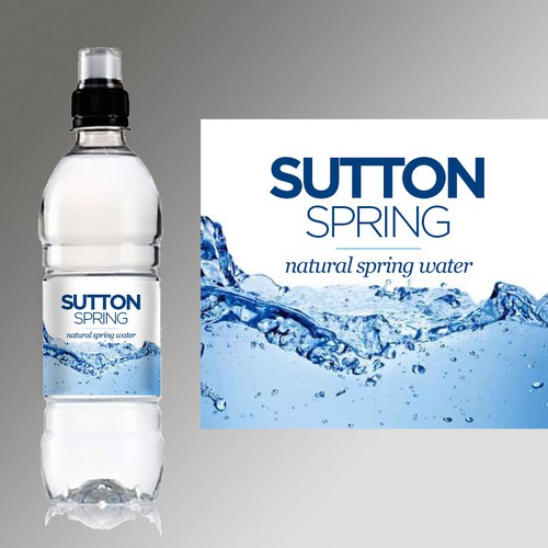 create a refreshing spring water label | Product label contest