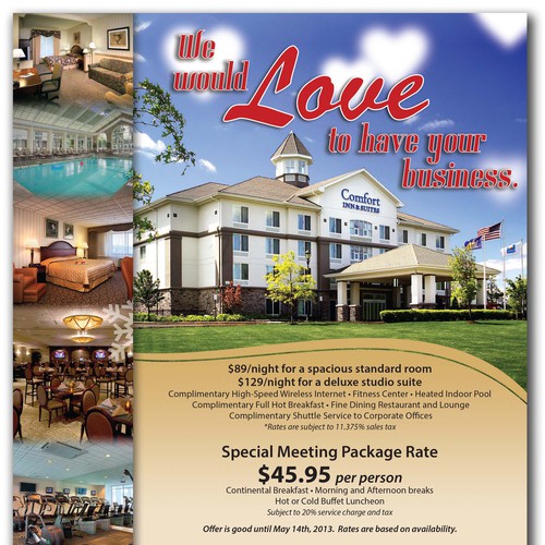 postcard or flyer for Comfort inn & Suites , Nanuet and The Regency ...