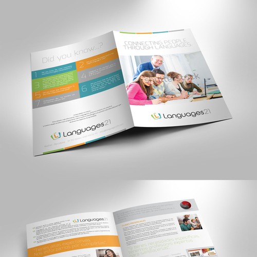 Designs | Create a fun Brochure for a innovative language learning ...