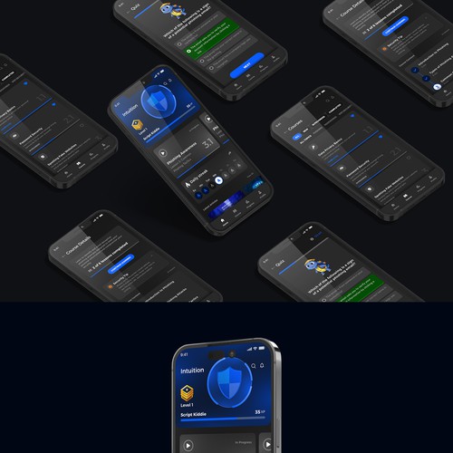 Designs | UI/UX Redesign for Cybersecurity Learning App – Intuition (4 ...