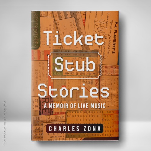 Designs | Ticket Stub Stories | Book cover contest