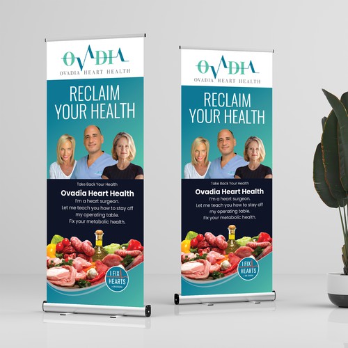 Designs | Create a banner for a heart surgeon that is saving people's ...