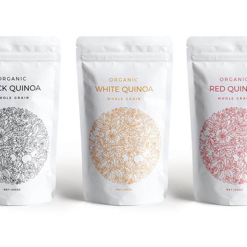 Designs | Elegant Quinoa Packaging Design | Product packaging contest