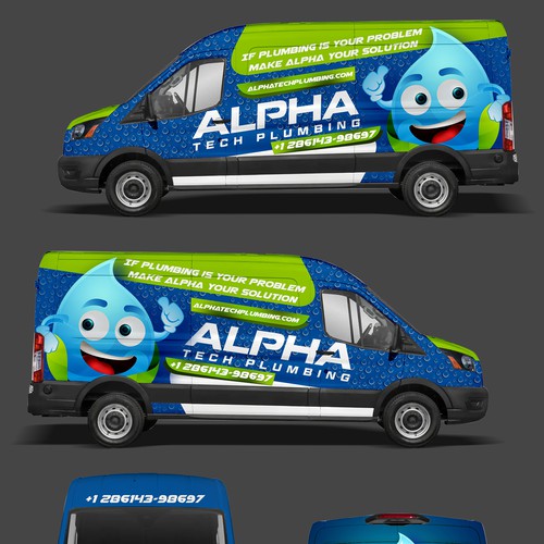 Designs | Fun Plumbing van wraps! logo and inspo pic provided! | Car ...