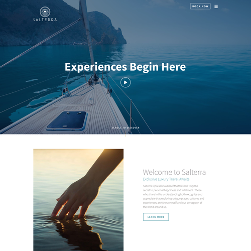 Designs | Create a beautiful dreamlike landing page for a luxury travel ...