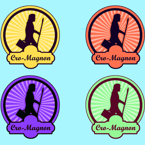 Create a Cro-Magnon themed logo for an independent music label | Logo ...