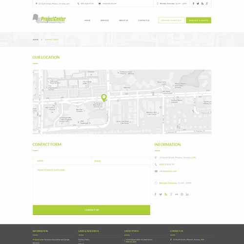 Contact Designs - 30+ Contact Design Ideas, Images & Inspiration In ...