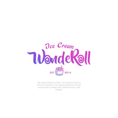 Design a fun, memorable logo for Wonderoll Ice Cream | Logo design contest