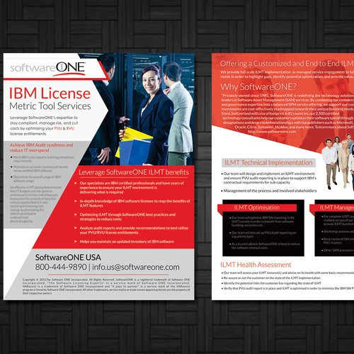 Design an Eye Catching Flyer for our new IBM ILMT service offering ...