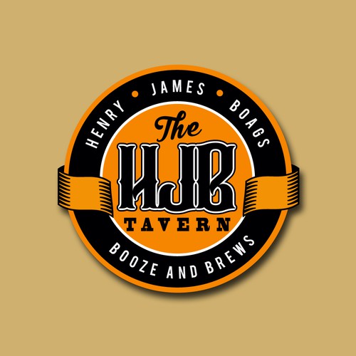 The HJB - Henry James Boags Tavern LOGO | Logo design contest