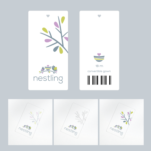 Retail Hang Tags for Baby Clothing | Product label contest