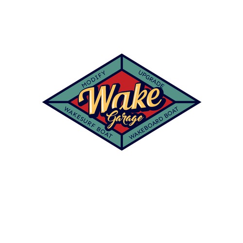 Create a Hot Rod /Surf style logo for Wake Boat Website | Logo design ...