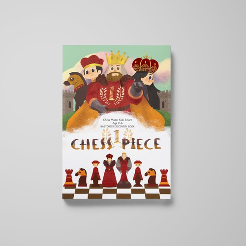 Designs | Creative Chess book cover for 2 - 6 years old kids | Book ...