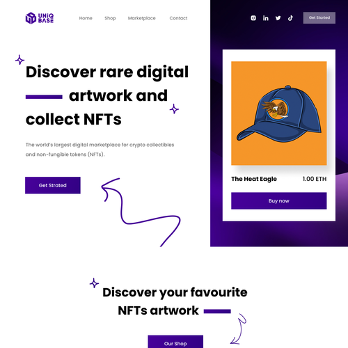 Designs | Unique Cape | Landing page design contest