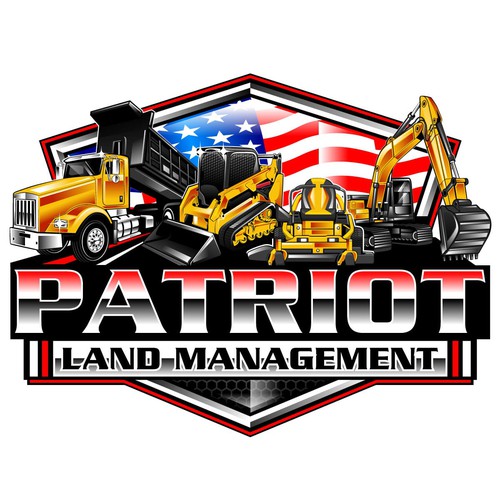 Designs | Bold land clearing and landscaping company logo for a veteran ...