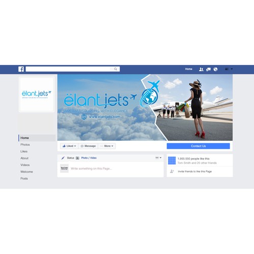 elant jets social media | Social media page contest