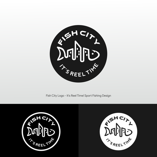 Fish City Logo - It's Reel Time! Sport Fishing Design | Logo design contest