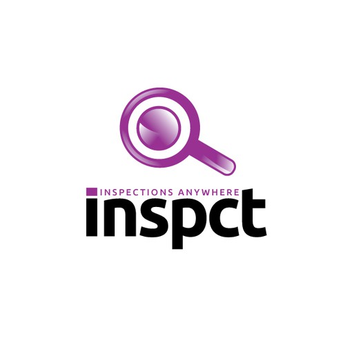 Create for us a modern "inspection" logo for Inspct, the "Inspections ...