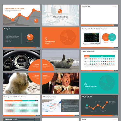 Inspiring PowerPoint template Contests - 99designs