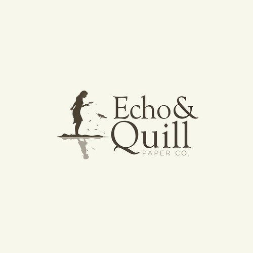 Designs | Echo & Quill Paper Co needs a logo and brand guideline | Logo ...