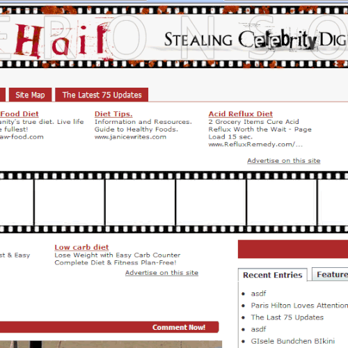 Celebrity Gossip Blog Logo - $100 | Logo design contest