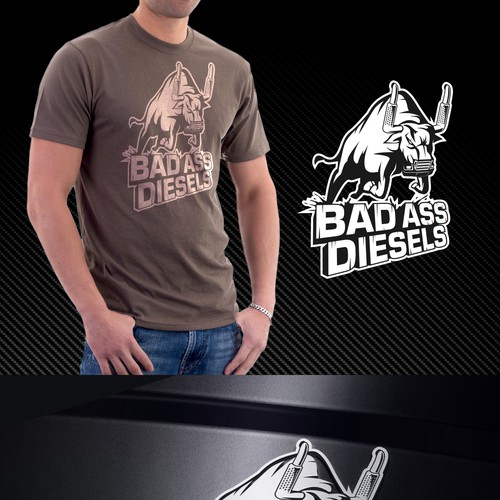 create a branding and trademark for BAD ASS Diesels. When looking at ...