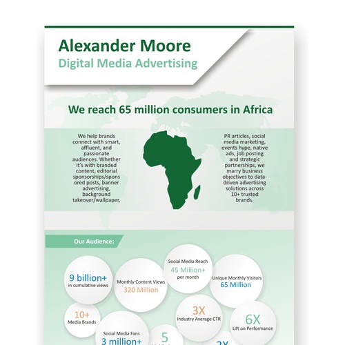 Advertisement Rate Card/Media Kit | Other book or magazine contest