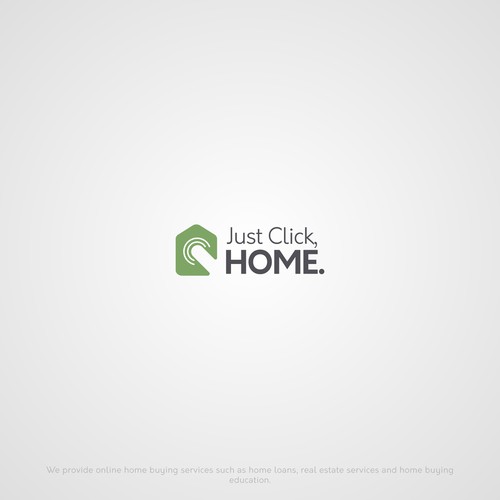 Just Click, HOME | Logo design contest