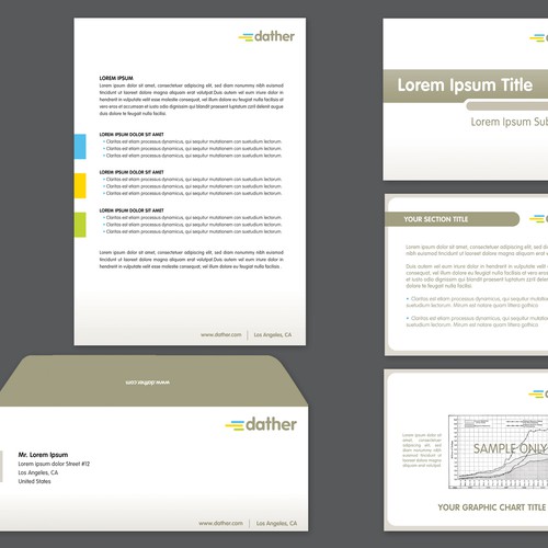 PowerPoint backgrounds and One-Sheet template for a startup | Other ...