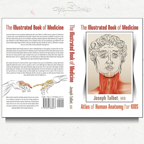 Designs | Atlas of Human Anatomy for Kids | Book cover contest