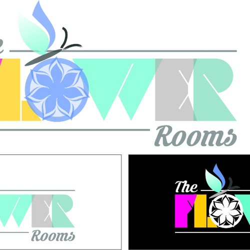 Logo Design for a Florist - The Flower Rooms | Logo design contest