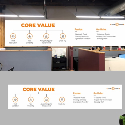 Designs | Core Value Wall | Other business or advertising contest