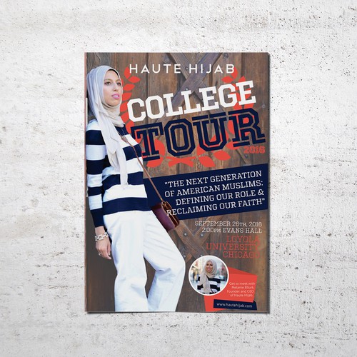 Design a Flyer for a College Tour (FUN Project!) | Postcard, flyer or ...