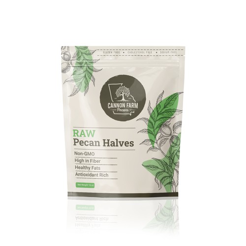 Designs | Raw Pecan Halves Packaging | Product packaging contest