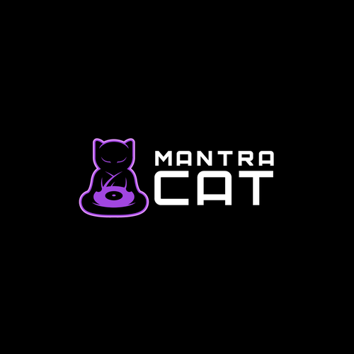 Designs | Mantra Cat // Music for Streamers | Logo design contest