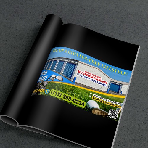 Designs | Eye-catching Illustration for Self Storage Ad in Golf ...