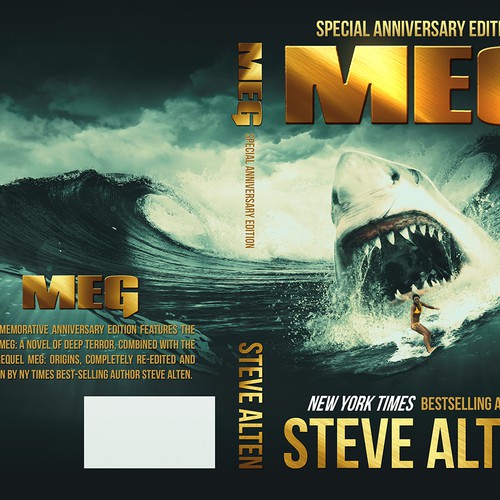 Book Cover - MEG (subtitle: Special Anniversary Edition) | Book cover ...