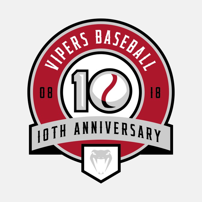 Vipers Baseball Club - 10th anniversary | Logo design contest