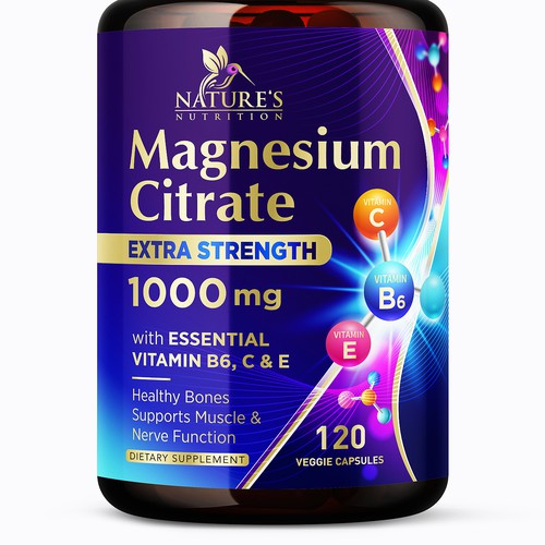 Designs | Premium Magnesium Citrate Design needed for Nature's ...