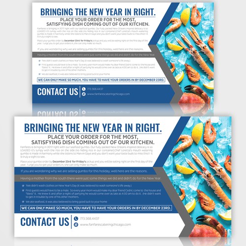 Nawlins Seafood Gumbo | Postcard, flyer or print contest