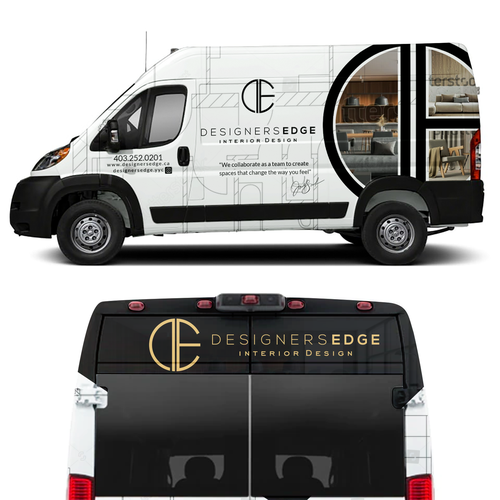 Designs | Creative Van Wrap for Interior Design Firm (Lots of info in ...