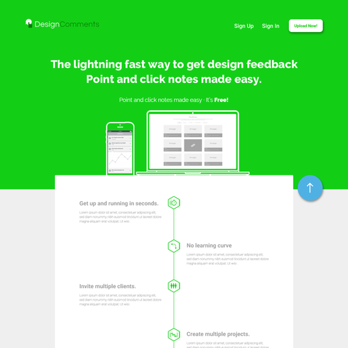Home page redesign | Landing page design contest