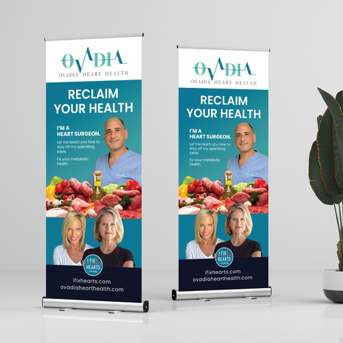 Designs | Create a banner for a heart surgeon that is saving people's ...