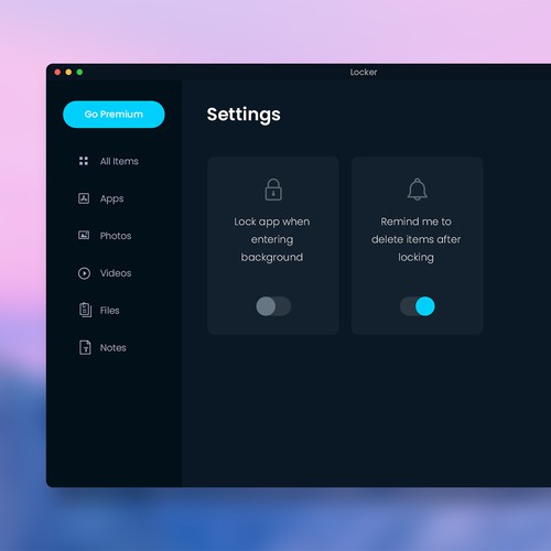 Design a beautiful "Dark-mode" UI for simple Mac app | App design contest