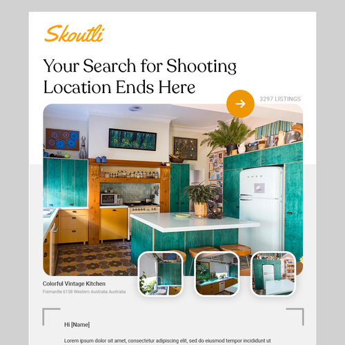 Designs | Beautiful newsletter for content creators | Email contest