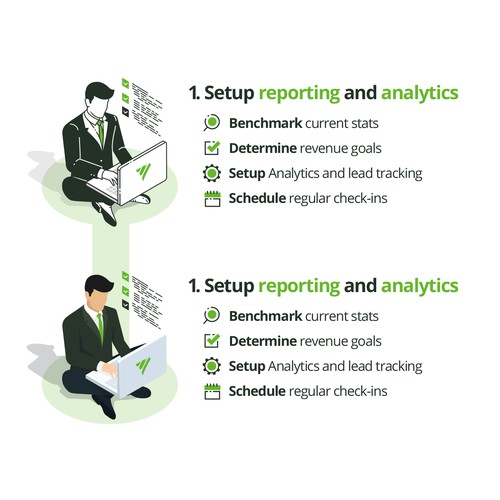 Designs | Powerful, Sales-Driven Process Illustration Graphic for ...