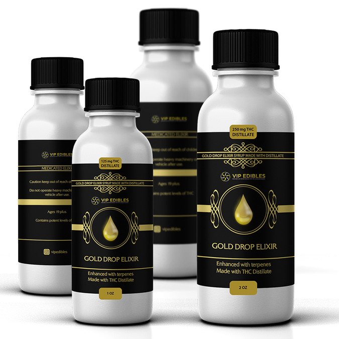 enter to design my new weed drink syrup label modern designers only ...