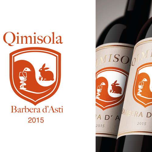 Italian wine logo/label for international audience, high quality wines ...