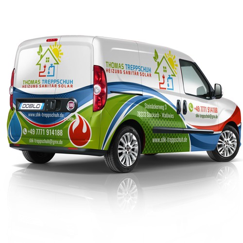 Packende Autowerbung, mit Logo. | Auto, LKW oder Transporter Design ...