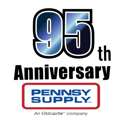 Create a 95th anniversary logo enhancement for Pennsy Supply. | Logo ...